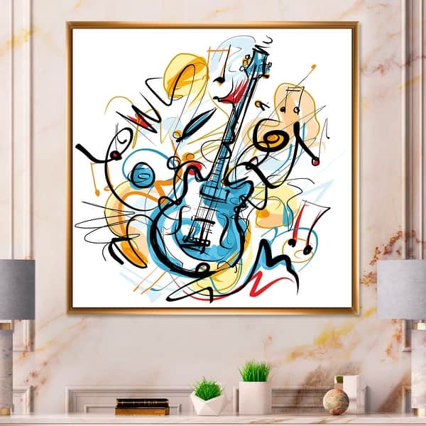 guitar print