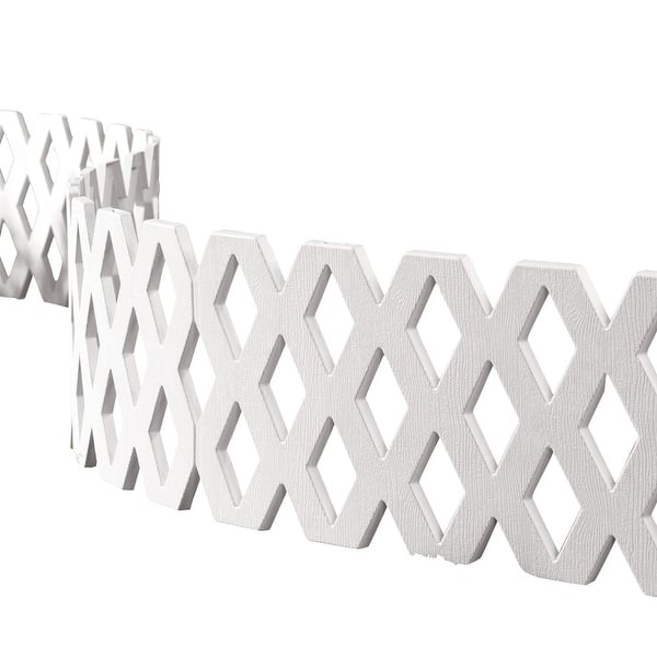 Lattice Fence Garden Border Set - 4 pc - 23.500 x 9.000 x 1.750 - Bed ...