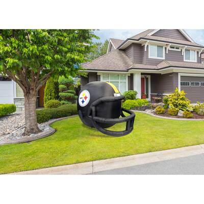 NFL-PITTSBURGH STEELERS Team Inflatable Helmet - 4 ft. - Overstock ...