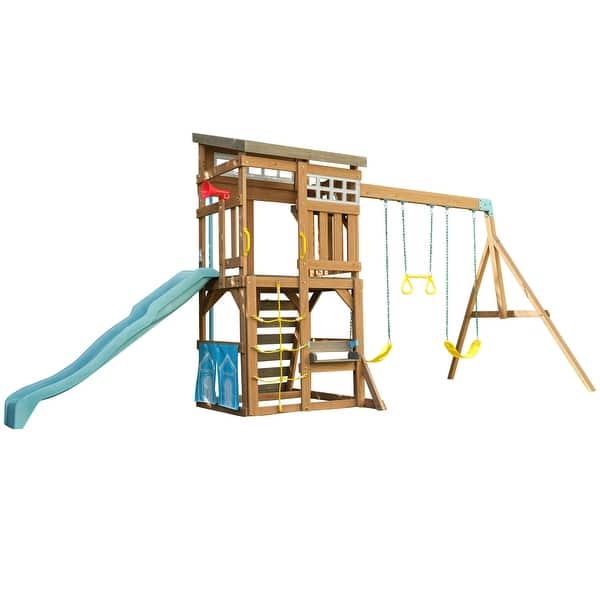 Modern Outdoor Swing Set / Playset - Bed Bath & Beyond - 40012487