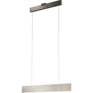 PageOne Lighting Prometheus 5.20 pound Satin Aluminum LED Pendant - Bed ...