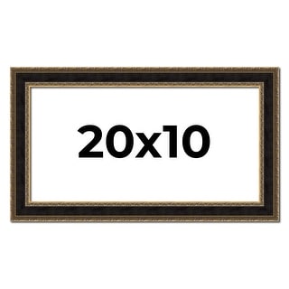 20x10 Frame Gold Antique Vintage Sold Wood Picture Frame | 1.75 Inch ...
