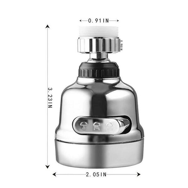 360 Degree Rotating Faucet Movable Kitchen Tap Head - Bed Bath & Beyond ...
