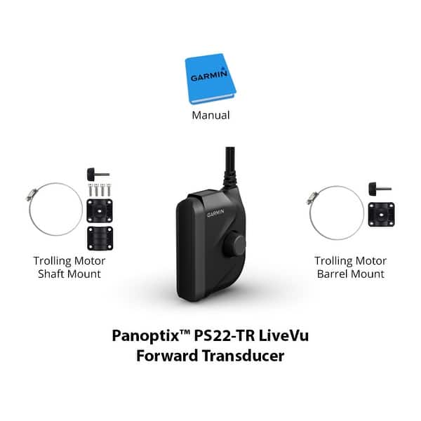 Garmin Panoptix PS22-TR Forward-looking Trolling Motor Transducer f ...