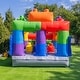 HeroKiddo 20FT Block Party Inflatable Obstacle Course with Air Blower ...