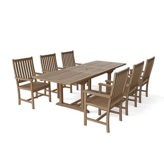 Bahama Wilshire Armchair 7-Pieces Extension Dining Set - Bed Bath ...