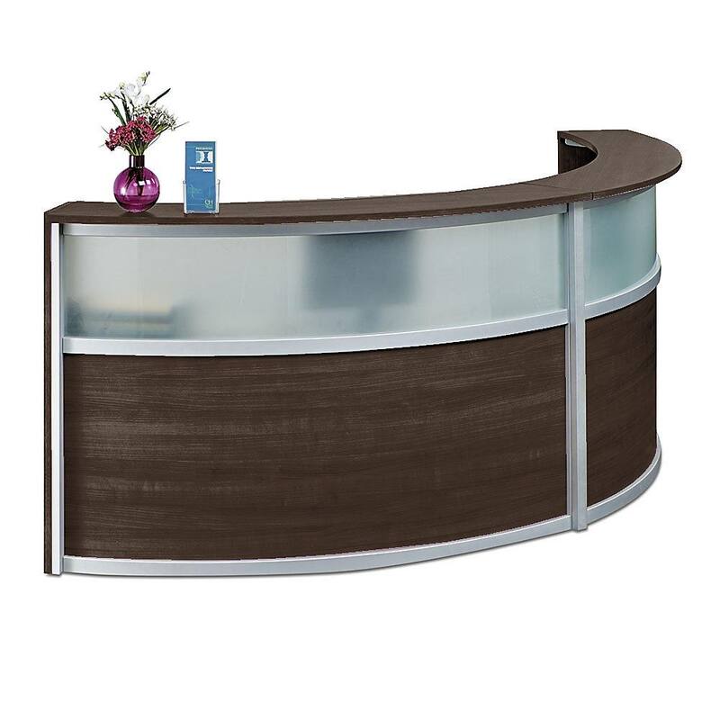 Forward Furniture Compass Dual Curved Reception Desk - Commercial Grade ...