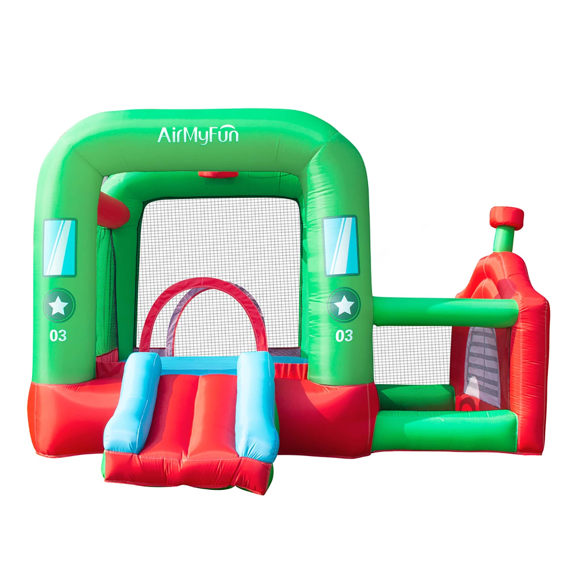 Bounce House for Kids Inflatable Slide Jumping Bounce Castle Blow Up ...