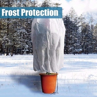 Agfabric Plant Covers Freeze Protection 72 in. x 72 in. x 12 in. Shrub ...