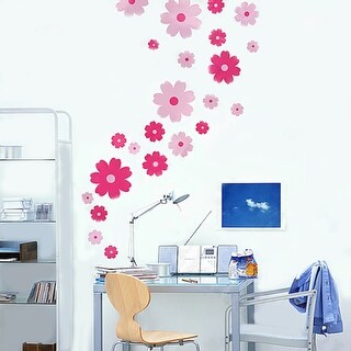 Petal Wheel Wall Decals Stickers for Home Decor Bedroom Living Room ...