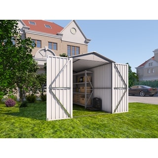 Motorcycle Outdoor Storage Shed With Window, Without Tracks And ...