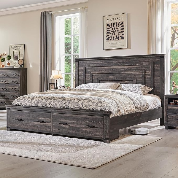 Tall headboard beds with storage store