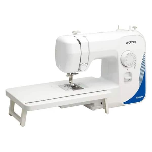 Brother 17 Stitch Blue Mechanical Sewing Machine With Extension Table ...