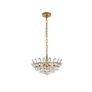 Emilia 16 inch pendant in brass - Exact Size - Bed Bath & Beyond - 34192889