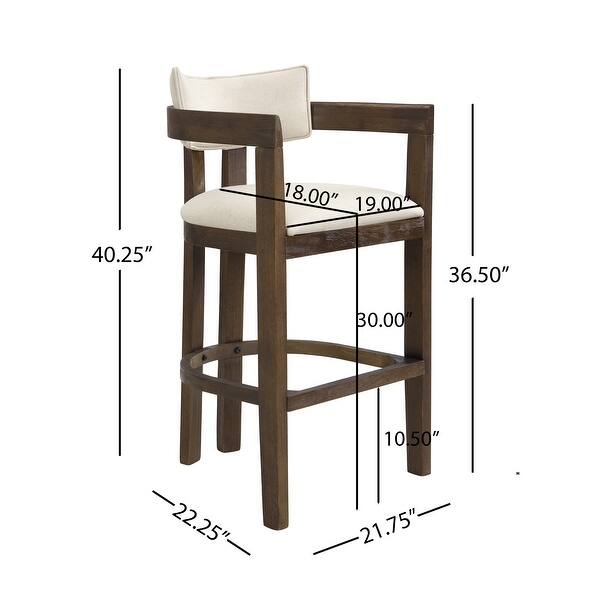Maribel Upholstered Counter Stools Bar Stools (Set of 2) by Christopher ...