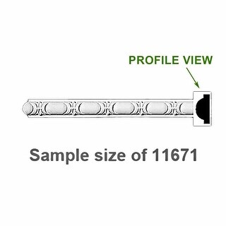 Cornice White Urethane Sample of 11671 23.75" Long | Renovator's Supply ...