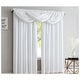 Bridget Crushed Satin Rod Pocket Panel and Waterfall Valance Window ...