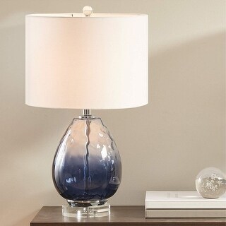 Modern simple style glass lamp - dark blue - Bed Bath & Beyond - 38121417