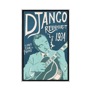 iCanvas "Django Reinhardt" by Elliot Griffin Framed - Bed Bath & Beyond ...