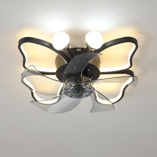 Butterfly Shaped Ceiling Fan Light with Remote Control - Bed Bath ...