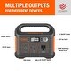 Jackery - Explorer 290 Portable Power Solar Generator - Black - Bed ...