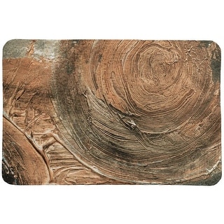 Laural Home Tree Rings Abstract Memory Foam Rug - Bed Bath & Beyond ...