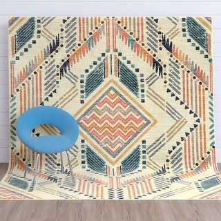 Mohawk home Diamond Echo Natural Area Rug - Bed Bath & Beyond - 36258616