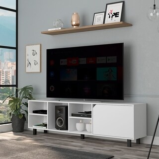 Modern high quality Tv Stand for TV織s up 70", Four Open Shelves, Five ...