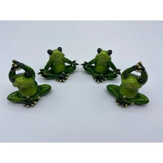 Small Yoga Frogs (Set of 4) - Bed Bath & Beyond - 39011825