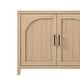 Walker Edison Modern 70-inch Reeded Sideboard with Arched Doors - Bed ...