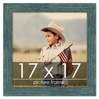 17x17 Distressed/Aged Color Wood Picture Square Frame - Bed Bath ...