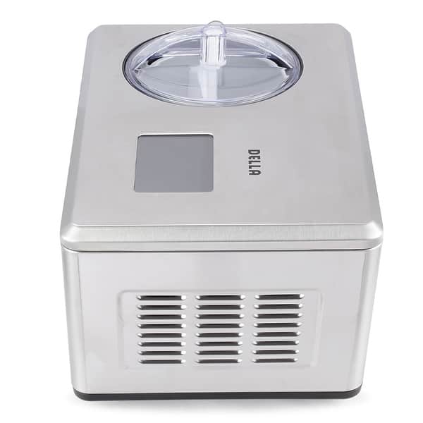DELLA Ice Cream Maker 2.2 quart Automatic Frozen Ice Cream Timer ...