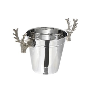 Stainless Steel Ice Bucket With Reindeer 5.5" - Bed Bath & Beyond ...