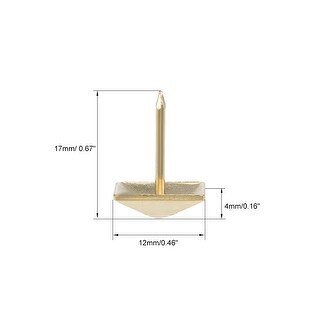 Upholstery Nails Tacks 12mm Square Head Furniture Nails Pins 60 Pcs ...