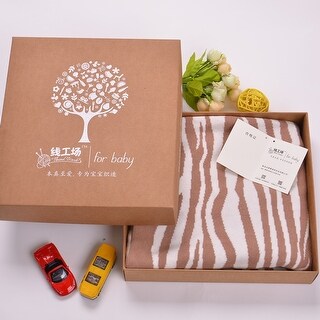 100% cotton 75x 85cm Blanket Knitted Newborn Swaddle Wrap for Infant ...