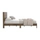 GALANO Layton Wood Frame Queen Platform Platform Bed with Headboard ...