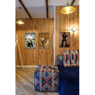 Cowboys Wanted Wall Art by Grotto Studios - Bed Bath & Beyond - 42937700