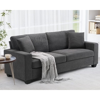 83 inch Oversized Loveseat Sofa Modern Couch with Deep Seat - Bed Bath ...