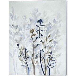 Doris Charest 'Blue Lit Growth 1' Canvas Art - Bed Bath & Beyond - 37290313