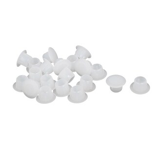 8mm Dia Dome Head Flush Mounted Tube Insert Hole Cap Cover 20pcs ...