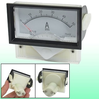85C17 DC 0-50A Analog Panel Meter Ammeter Amperemeter - DC 0-50A - Bed ...