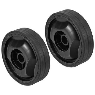 4.6" 2 Pack Universal Air Compressor Wheel with 0.6" Dia. Hole - Black ...