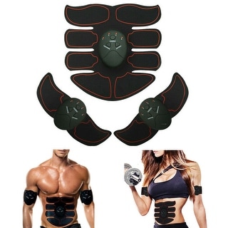 EMS AB & Arms Muscle Simulator ABS Training Home Abdominal Trainer Set ...