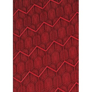 Ahgly Company Machine Washable Transitional Tomato Red Area Rugs - Bed ...