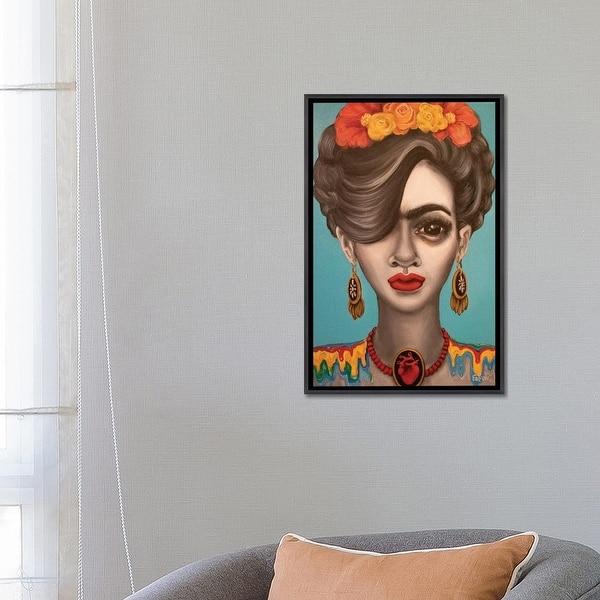 iCanvas "Freda Khalo, Art From The Heart" by Lizzy Falcon Framed - Bed ...