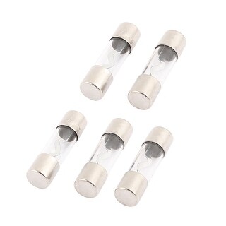 5 Pcs Standard Glass Car Audio Power Wire AGU Fuses 40A 38mm x 10mm ...