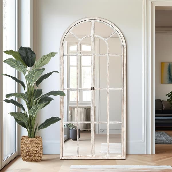 antique window mirror