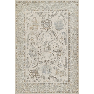 Momeni Samira Traditional Oriental Polyester Area Rug - Bed Bath ...