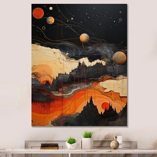 Designart "Jupiter Mars Majesty Bold I" Jupiter Wall Decor - Bed Bath ...