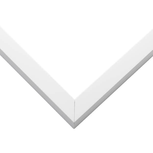 30x40 Shadow Box Frame White | 1 inches Deep Real Wood Contemporary ...